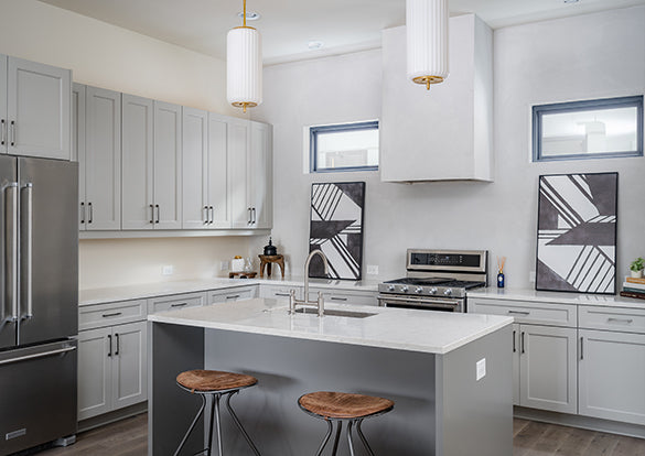 Shaker Gray Finish – Plywell Cabinetry