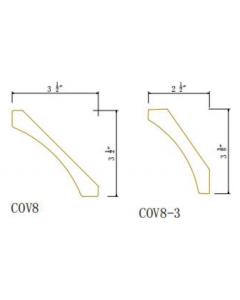 Newtown Origami White Cove Molding – Plywell Cabinetry