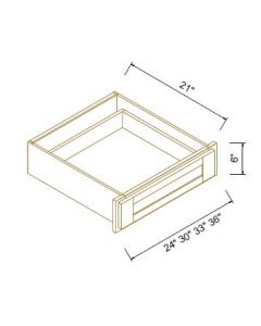 Shaker White Knee Drawers – Plywell Cabinetry
